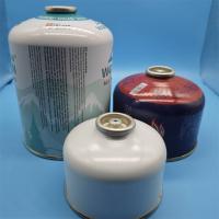 China Premium Aerosol Valve Butane Stove Canister For Diverse 12 Bar Butane Propane Gas Canister for sale
