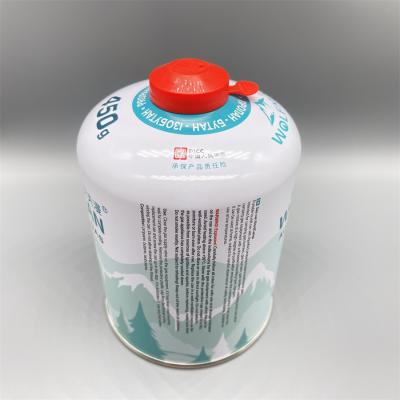 China 220g 450g Empty Screw Type Butane Gas Camping Cartridge for sale