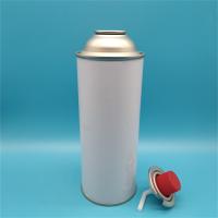 China Butane Gas Cartridge Empty Can With 65mm Straight Wall for sale