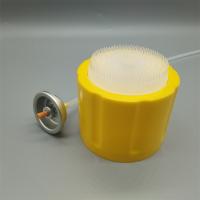 China Professional Car Care Foam Cleaner Valve with Integrated Brush Cap for sale