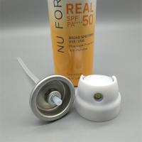 China Premium Sunscreen Spray Valve with Broad-Coverage Mist Dispenser for UV Protection for sale