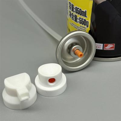 China Aerosol Spray Valve with Brush for Car Foam Cleaning Products for sale