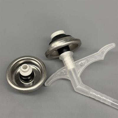 China PU Foam Sealant Aerosol Valve For One-Component Polyurethane Foam Cans for sale