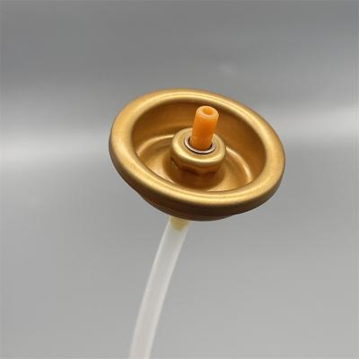 China Precision Air Freshener Tinplate Aluminum Aerosol Valve  For Household Care for sale