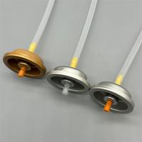 China 1 Inch Aerosol Valve And Plastic Spray Caps For Air Freshener Cans for sale
