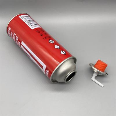 China Butane Gas Can Straight Wall Diameter 65X158mm Refillable Aerosol Tin Can for sale