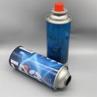 China Butane Gas Can Straight Wall Diameter 65X158mm Refillable Aerosol Tin Can for sale