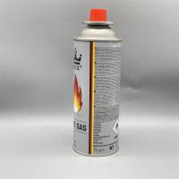 China Butane Gas Can Straight Wall Diameter 65X158mm Refillable Aerosol Tin Can for sale