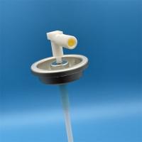China One Inch Aerosol Metering Valve 35-200mcl and Aerosol Actuator for air Freshener Cans for sale