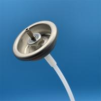 China one inch metal stem metered valve with L shape actuator for Air freshener spray can for sale