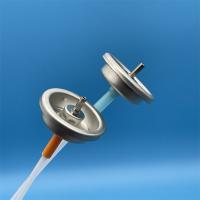 China Accessories for Aerosol Can Good Quality Metering Valve Gas Sprayer Valve with metal stem and L actuator for sale