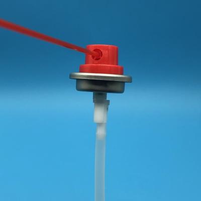 China 360 Degree Aerosol Valve With Actuator for Automotive Cleaning Multi Directional Spray Valve for Precision Detailing Applications for sale
