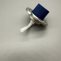 China Lightweight aluminum gas canister valve for backpackers with instant-click fitting for sale