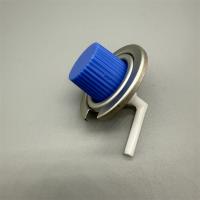 China Adjustable brass gas canister valve for culinary torches with micro-flame control for sale