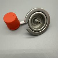 China Butane Gas Valve/camping Gas Stove Aerosol Valve/cartridge Gas Stove Valve With Tin Cans for sale