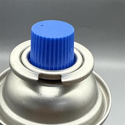 China Portable Gas Stove Valve and Butane Gas Cartridge Valve and Red Caps With LPG Gas Can Spray Valve for sale