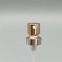 China Gold Aluminum Perfume Pump with Cap 21mm Fine Mist Sprayer for sale