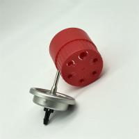 China 1 Inch Metal Stem Butane Gas Lighter Valve with Flip Top Cap for sale
