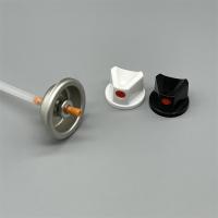 China 1 Inch Male Aerosol Paint Valve for Metallic Green Spray Cans for sale