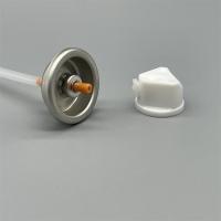 China 1 Inch Aerosol Valve with 360 Spray Nozzle for Paint Applications for sale