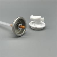 China 1 Inch Male Aerosol Paint Valve for Metallic Green Spray Cans for sale