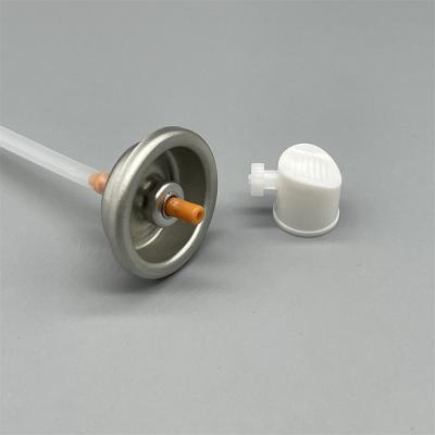 China 1 Inch Male Aerosol Paint Valve for Metallic Green Spray Cans for sale
