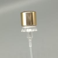 China Golden Perfume Pump Dispenser with Secure Lock Seal for Premium Fragrance Bottles for sale