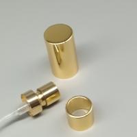 China Golden Perfume Pump Luxury Fine Mist Sprayer for High-End Fragrance Bottles for sale