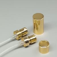 China Golden Fine Mist Perfume Pump Dispenser with Leak-Proof Seal for Luxury Fragrances for sale