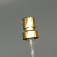 China Golden Fine Mist Perfume Pump Dispenser with Leak-Proof Seal for Luxury Fragrances for sale