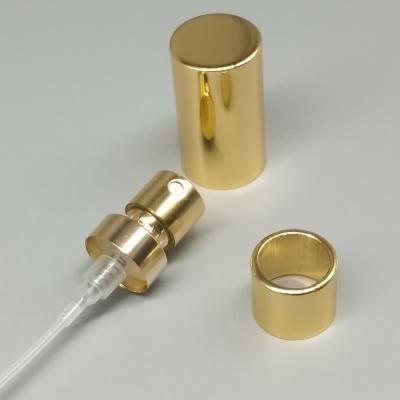 China Golden Fine Mist Perfume Pump Dispenser with Leak-Proof Seal for Luxury Fragrances for sale