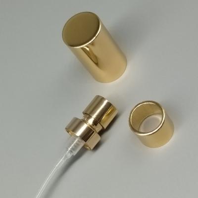 China Luxury Gold Fine Mist Perfume Pump for Premium Fragrance Bottles for sale