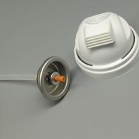 China All-Angle Foam Actuator for Ergonomic Shaving Cream Cans - Upside-Down Use & Complete Evacuation for sale