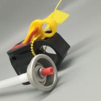 China Lightweight Aluminum Male Fire Extinguisher Valve for Commercial Buildings and Public Spaces with Tamper-Evident Seal for sale