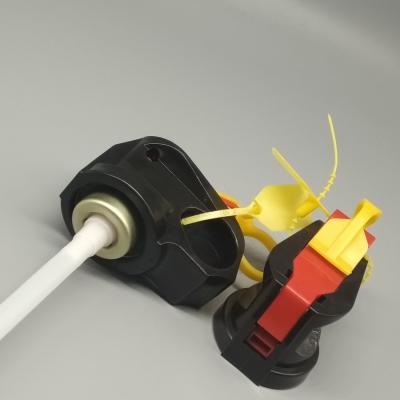 China Lightweight Aluminum Male Fire Extinguisher Valve for Commercial Buildings and Public Spaces with Tamper-Evident Seal for sale