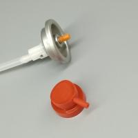 China 360 Degree Aerosol Valve With Actuator for Industrial Sprays With All Angle Dispensing for sale