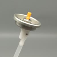 China Precision-Engineered 360-Degree Aerosol Valve with Safety Lock Actuator for Technical Sprays and Specialty Chemicals with Controlled Dispensing for sale