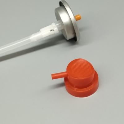 China Robust 360-Degree Aerosol Valve with Heavy-Duty Actuator for Industrial-Grade Lubricants and Chemicals with Leak-Free Performance for sale