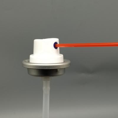China Lubricant Spray Aerosol Valve for WD40 Type Penetrating and Cleaning Formulas for sale