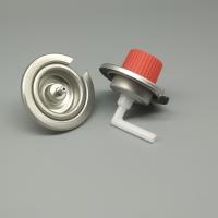 China Butane Gas Spray Valve for Aerosol Type Gas Cartridges with Secure Seal Design for sale
