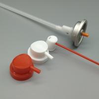 China Heavy-Duty 360 Degree Aerosol Valve With Actuator for High-Temp Lubricants and Anti-Seize Compounds with Cling-Enhanced Spray for sale