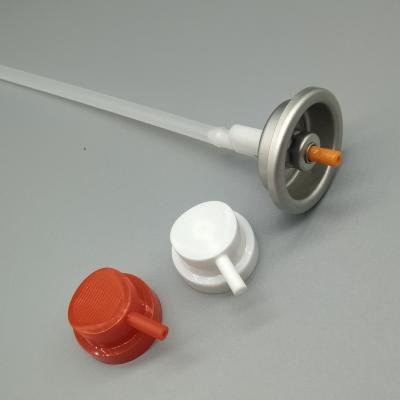 China Professional Finish 360 Degree Aerosol Valve With Actuator for Automotive Detailing Products with Wide, Even Fan Pattern for sale