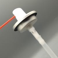China Chemical-Resistant 360 Degree Aerosol Valve With Actuator for Agricultural Sprays and Protective Coatings with Extended Reach Actuator for sale
