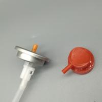 China Heavy-Duty 360 Degree Aerosol Valve With Actuator for High-Temp Lubricants and Anti-Seize Compounds with Cling-Enhanced Spray for sale