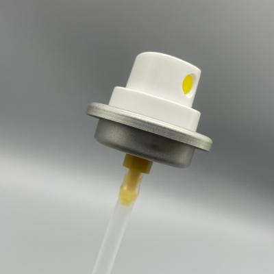 China Luxurious Silicone-Touch Hair Sheen Spray Valve for Premium Retail Brands with 360-Degree Finger-Contour Design and Whisper-Quiet Operation for sale