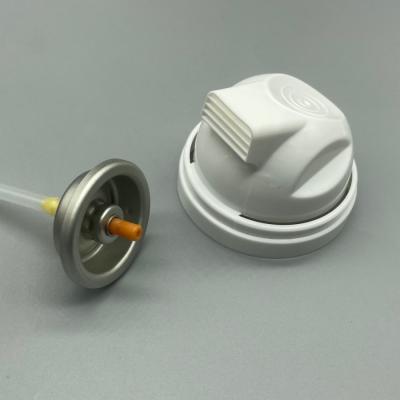 China Innovative Soft-Touch Shaving Foam Valve for Sensitive Skin Care Products with Controlled Velocity and Easy Press Mechanism for sale
