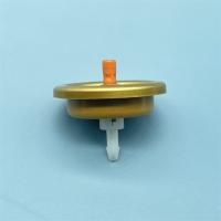 China Aerosol Hair Mousse Inverted Aluminum Valve Compatible with Cosmetic Spray Caps for sale