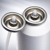 China Precision Dry Shampoo Aerosol Valve with Residue-Reduction Design, Controlled Powder Output, and 360° Multi-Angle Operation for sale