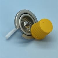 China Durable Butane Gas Valve with Tamper-Evident Seal and Leak-Proof DNM Nozzle for High-Pressure Tolerance for sale