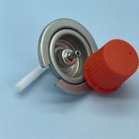 China Butane Gas Aerosol Valve for Lighter Gas Refill Cans and Portable Gas Cartridges for sale